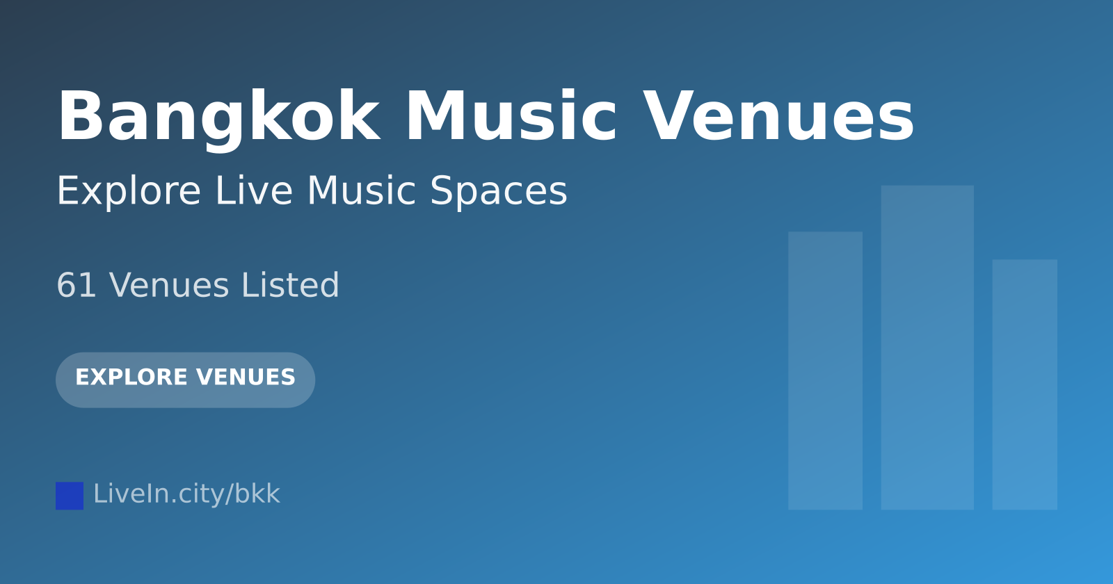 64+ Music Venues in Bangkok | LiveIn.city · LiveIn.city/bkk